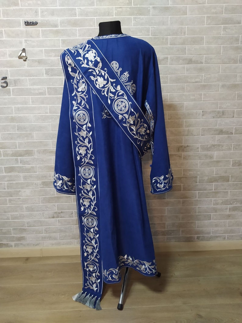 Embroidered Protodeacon's Sticharion Deacon's Alb - Etsy