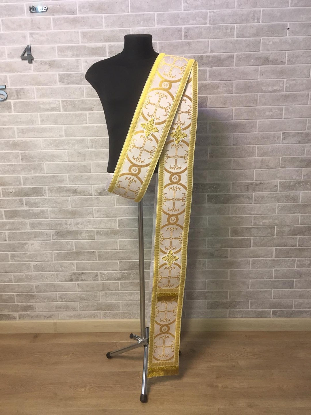 Deacon's / Protodeacon's Orarion - Orthodox Orarion - Greek Orarion ...