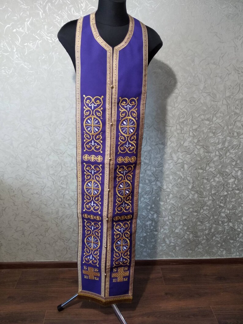 Greek vestment Priest robe Orthodox vestments Priest | Etsy