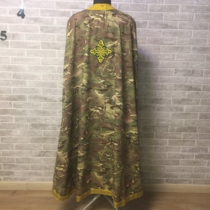 Vestments for a Chaplain in Multicam Fabric Greek Style Multicam ...
