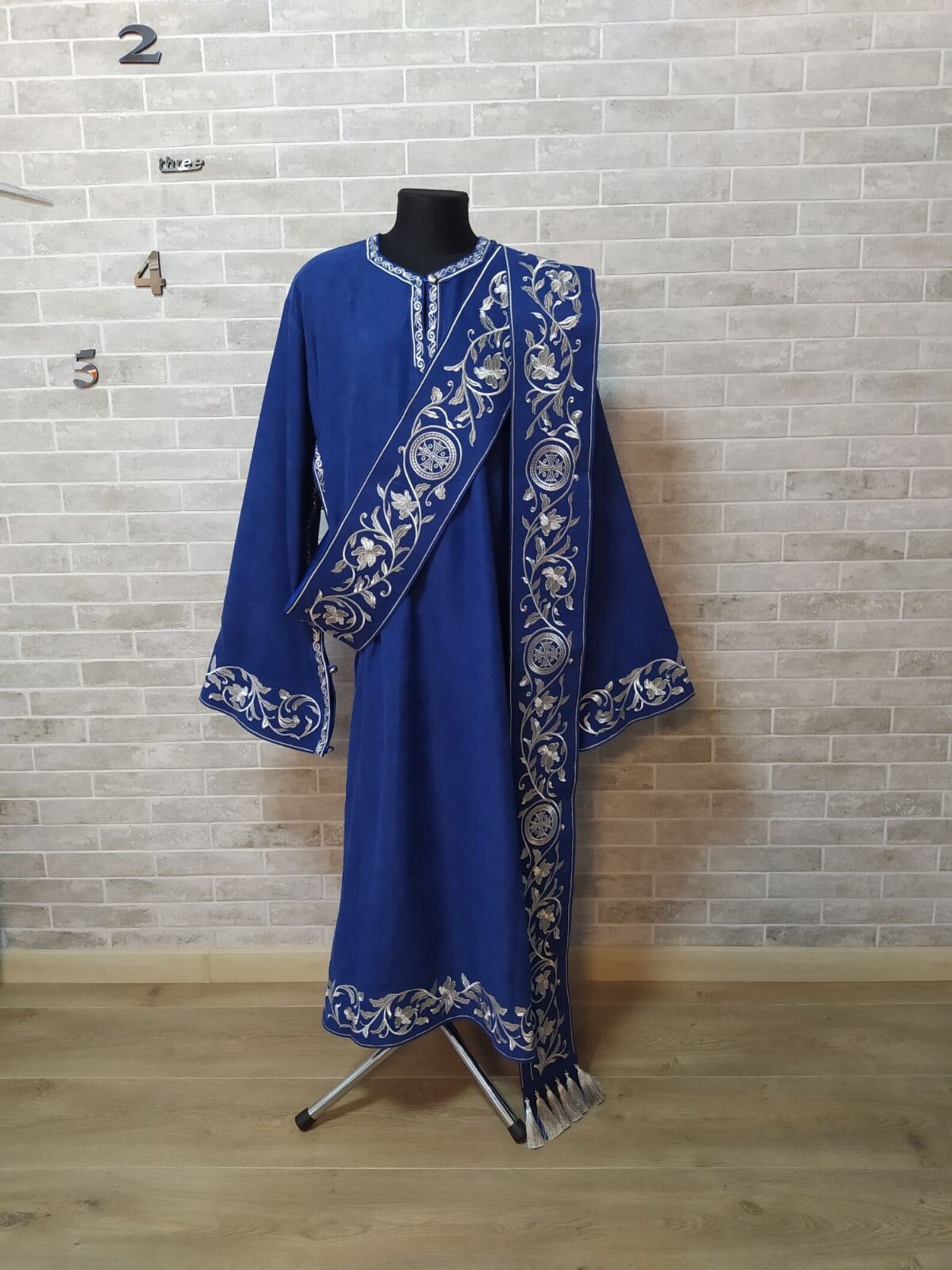 Embroidered Protodeacon's Sticharion Deacon's Alb - Etsy