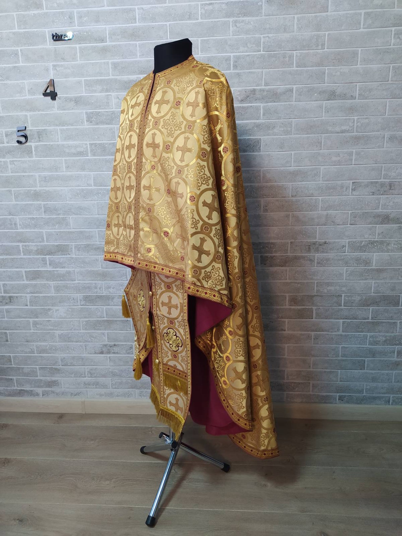 Paramento greco Paramento greco in broccato Paramento - Etsy Italia