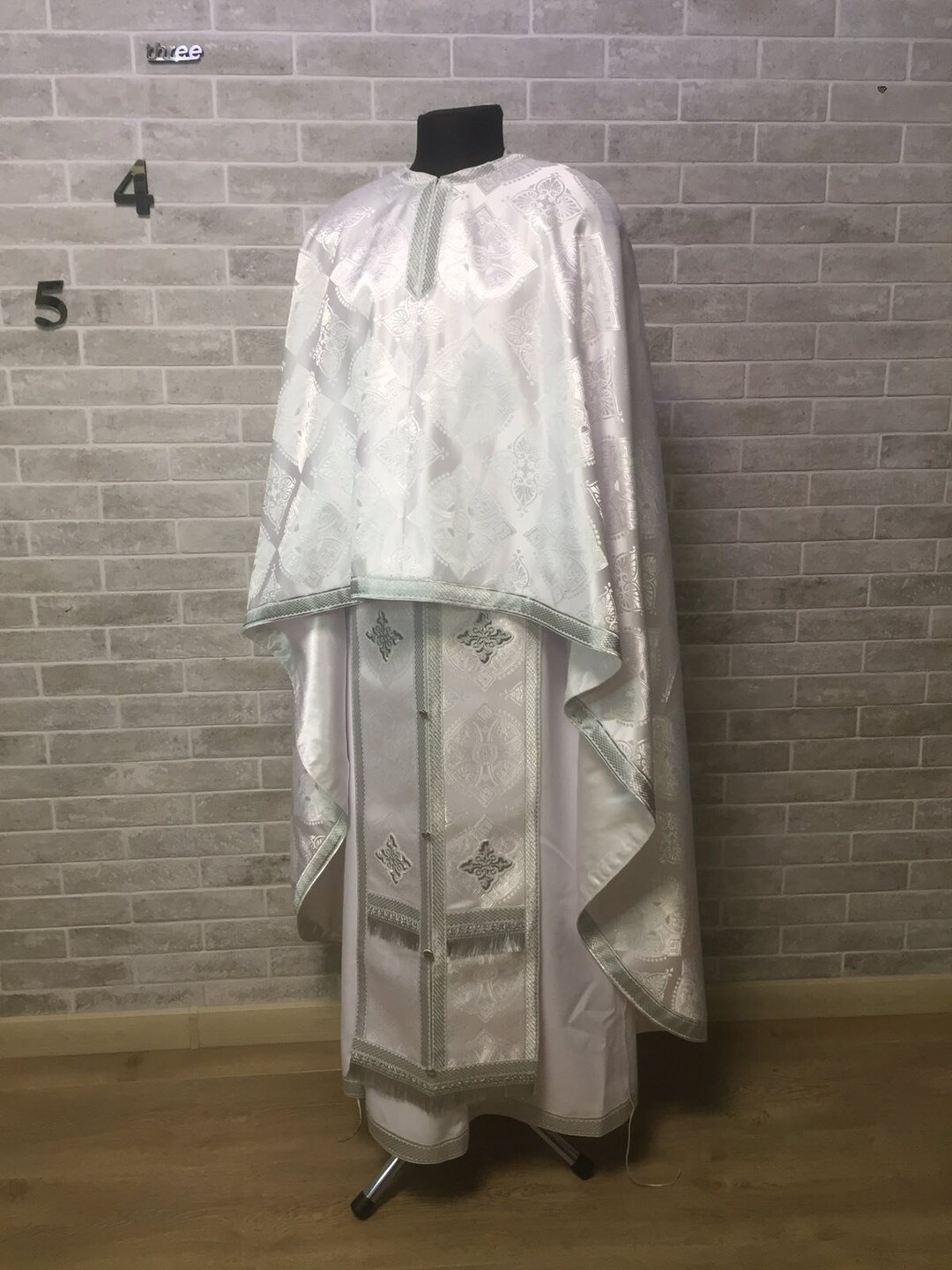 Greek Vestment in Brocade - Priest Robe - Orthodox Vestments - Priest ...