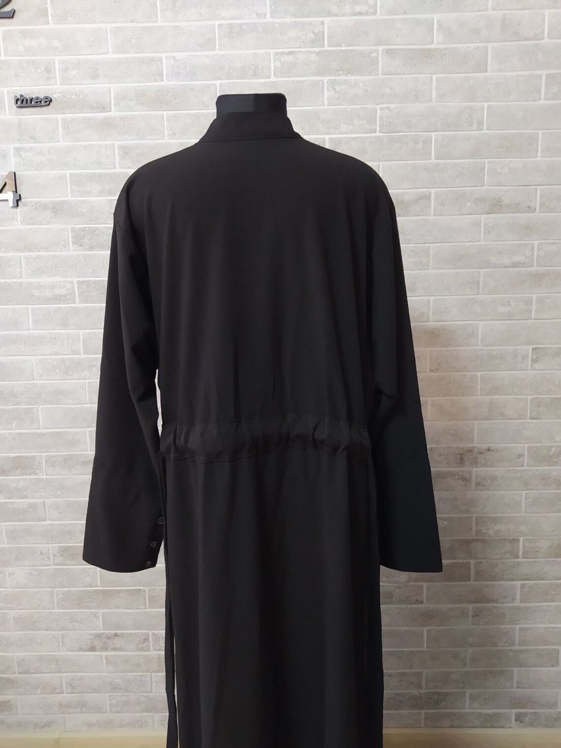 Winter Cassock Made of Wool Black Cassock in Wool Warm - Etsy