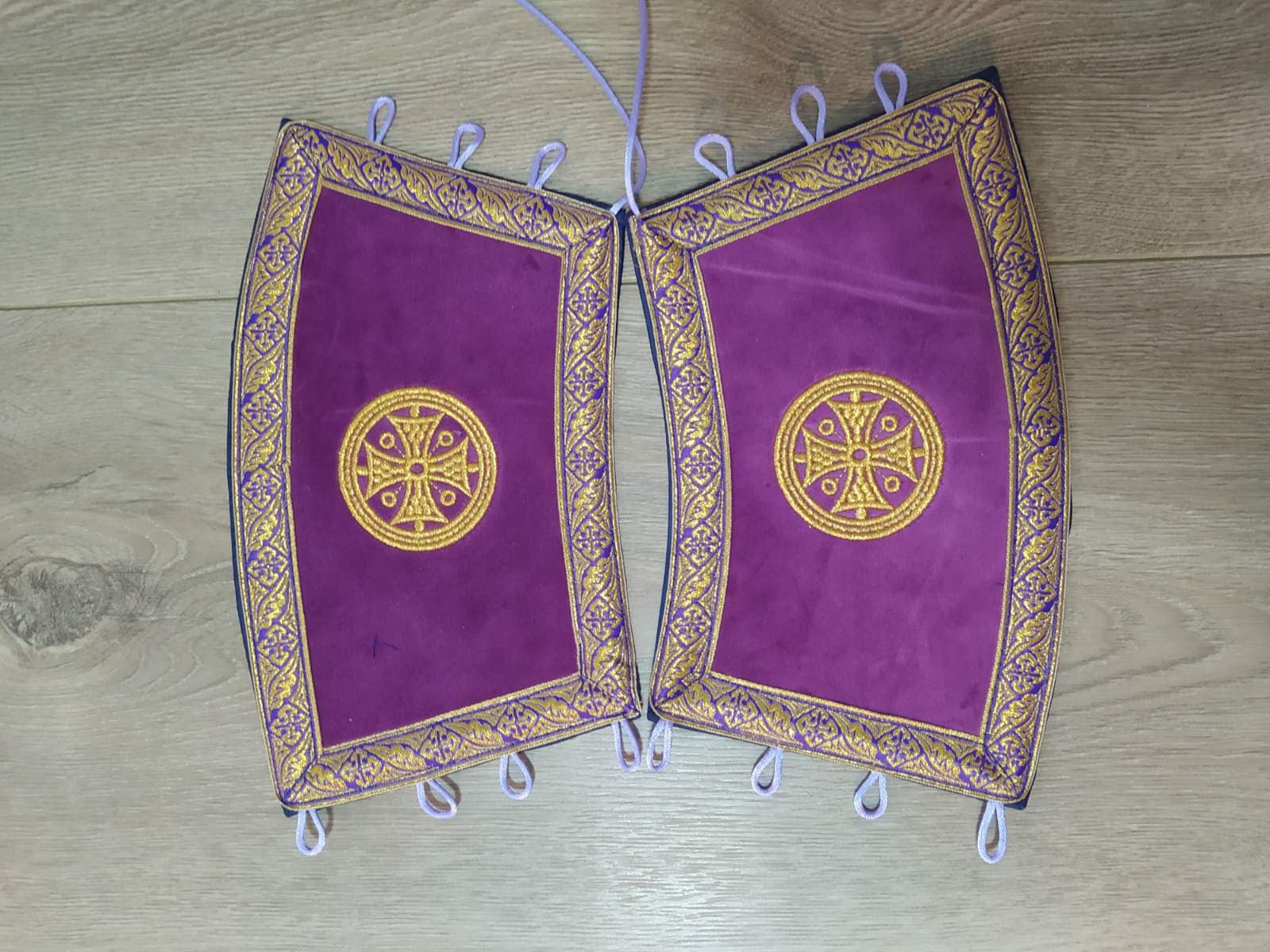 Embroidered Stole and Cuffs - Communion Set - Priest's Set - Orthodox ...