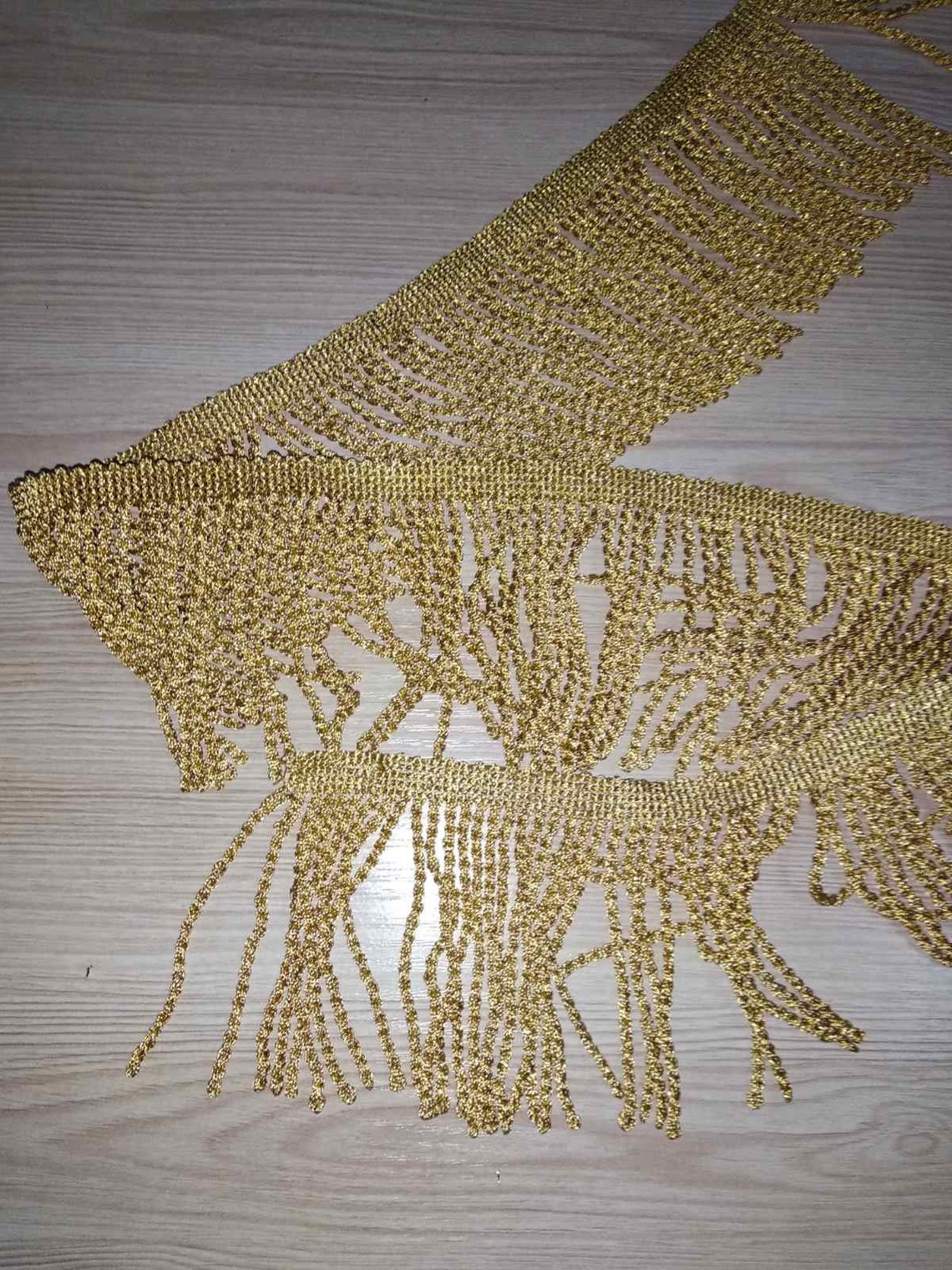 Gold Fringe 2 5 Cm and 35 10 Cm Width | Etsy