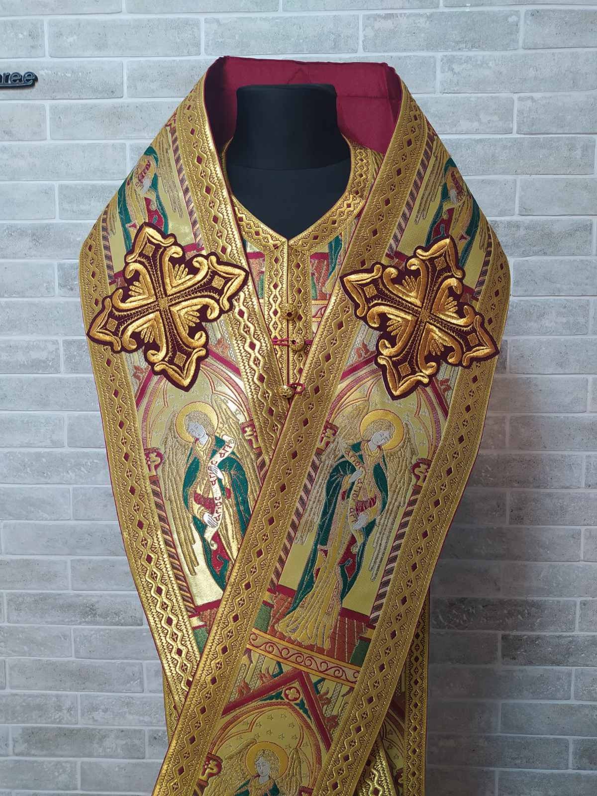 Bishop's Communion Set in Brocade Bishop's Stole and - Etsy