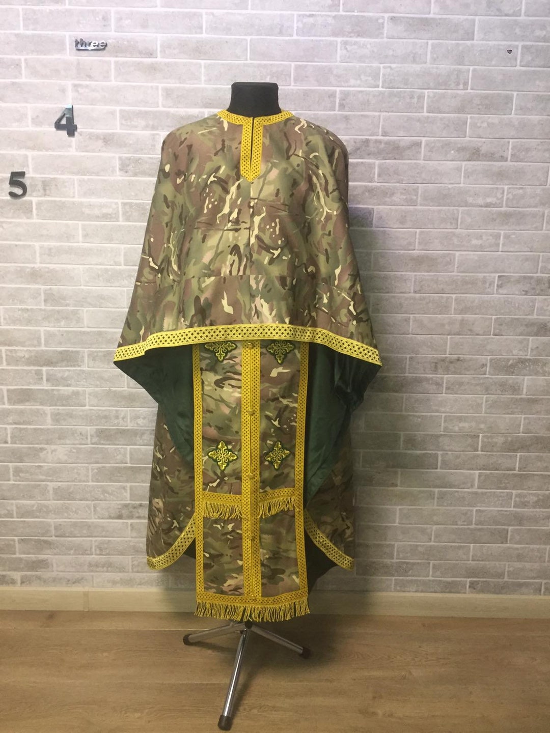 Vestments for a Chaplain in Multicam Fabric - Greek Style Multicam ...