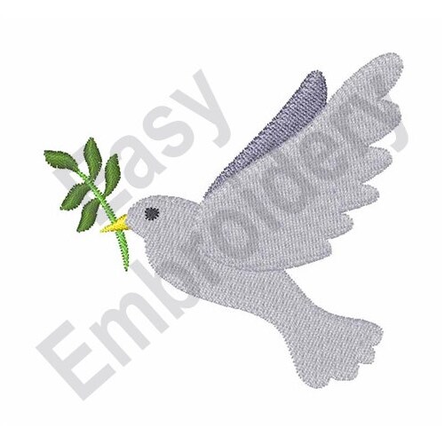 Instant Download Peace Dove Applique Machine Embroidery Design - Etsy