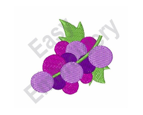 Grapes Machine Embroidery Design | Etsy