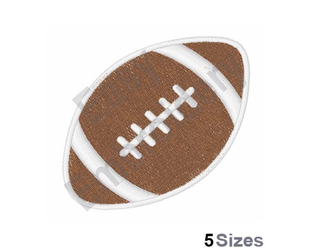 Football - Machine Embroidery Design - Etsy