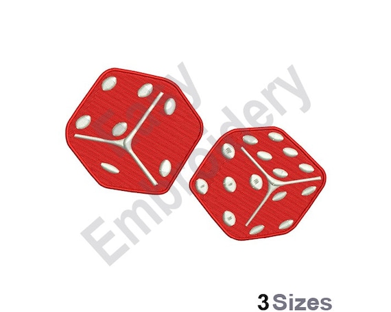 Dice Machine Embroidery Design - Etsy