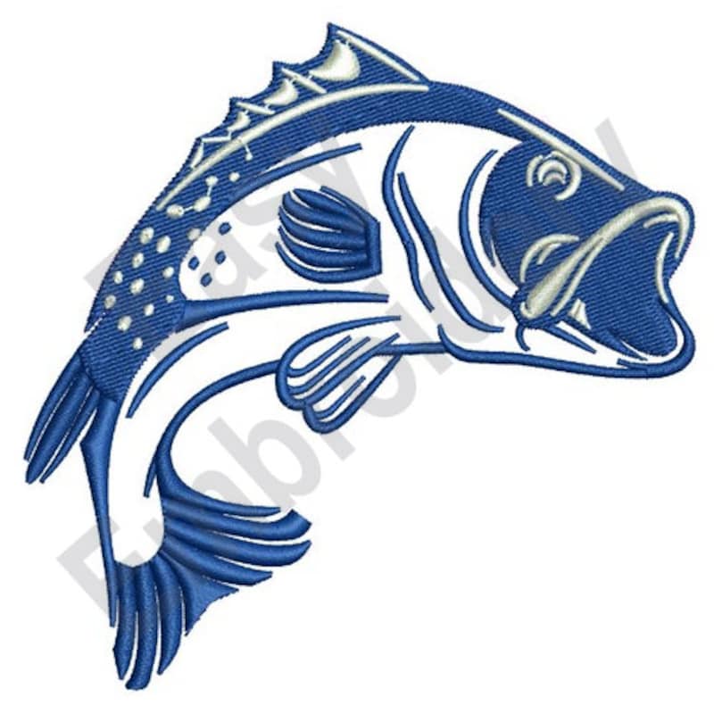 Bass Embroidery - Etsy
