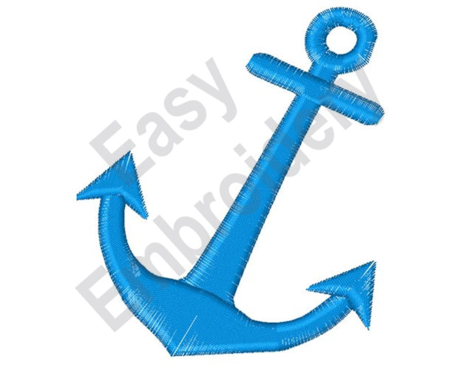 Anchor Machine Embroidery Design - Etsy