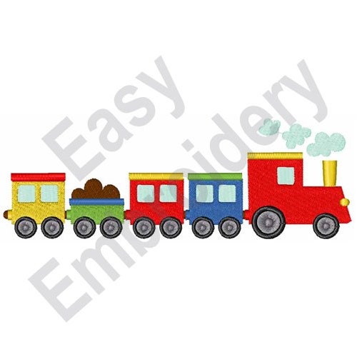 Train Engine Machine Embroidery Design Train Embroidery - Etsy