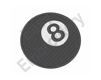 Eight Ball Pool - Machine Embroidery Design, Embroidery Designs ...