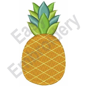Pineapple - Machine Embroidery Design - Etsy