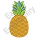 Pineapple - Machine Embroidery Design - Etsy