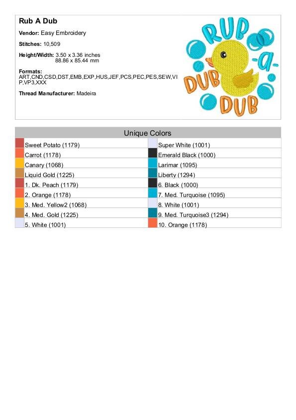Nursery Rhyme Rub A Dub Machine Embroidery Design - Etsy