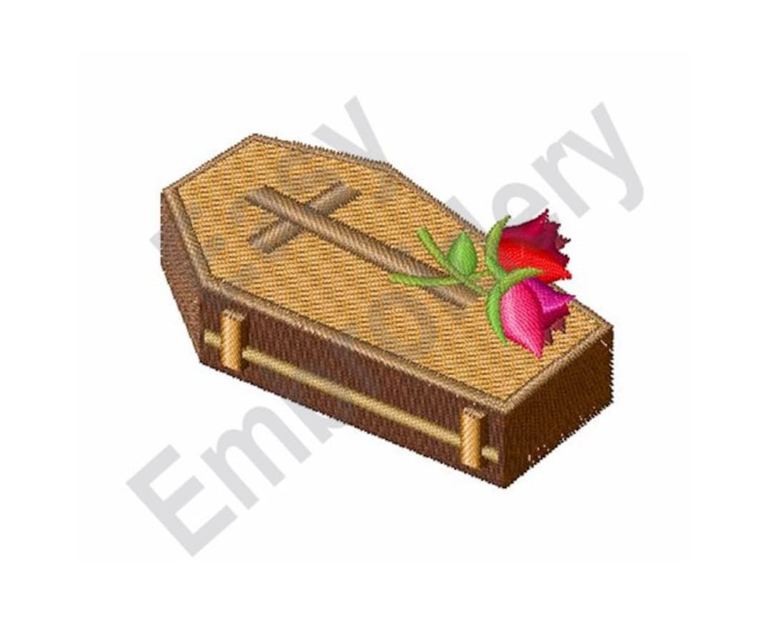 Coffin - Machine Embroidery Design - Etsy