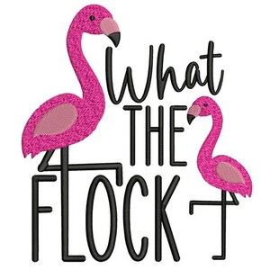Sassy Flamingos (10 Designs) - Machine Embroidery Designs Bundle - Etsy