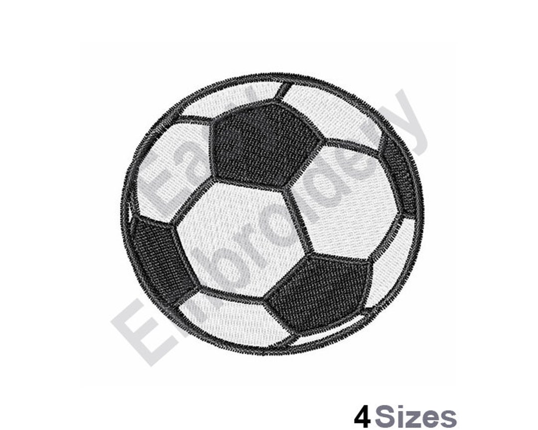 Soccer Ball - Machine Embroidery Design - Etsy