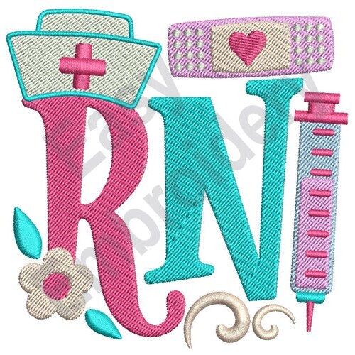 CNA Certified Nurses Assistant Machine Embroidery Design - Etsy