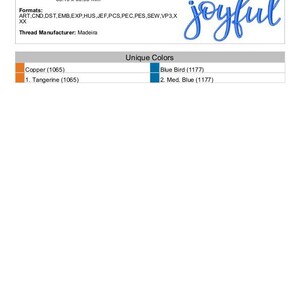 Be Joyful Machine Embroidery Design - Etsy