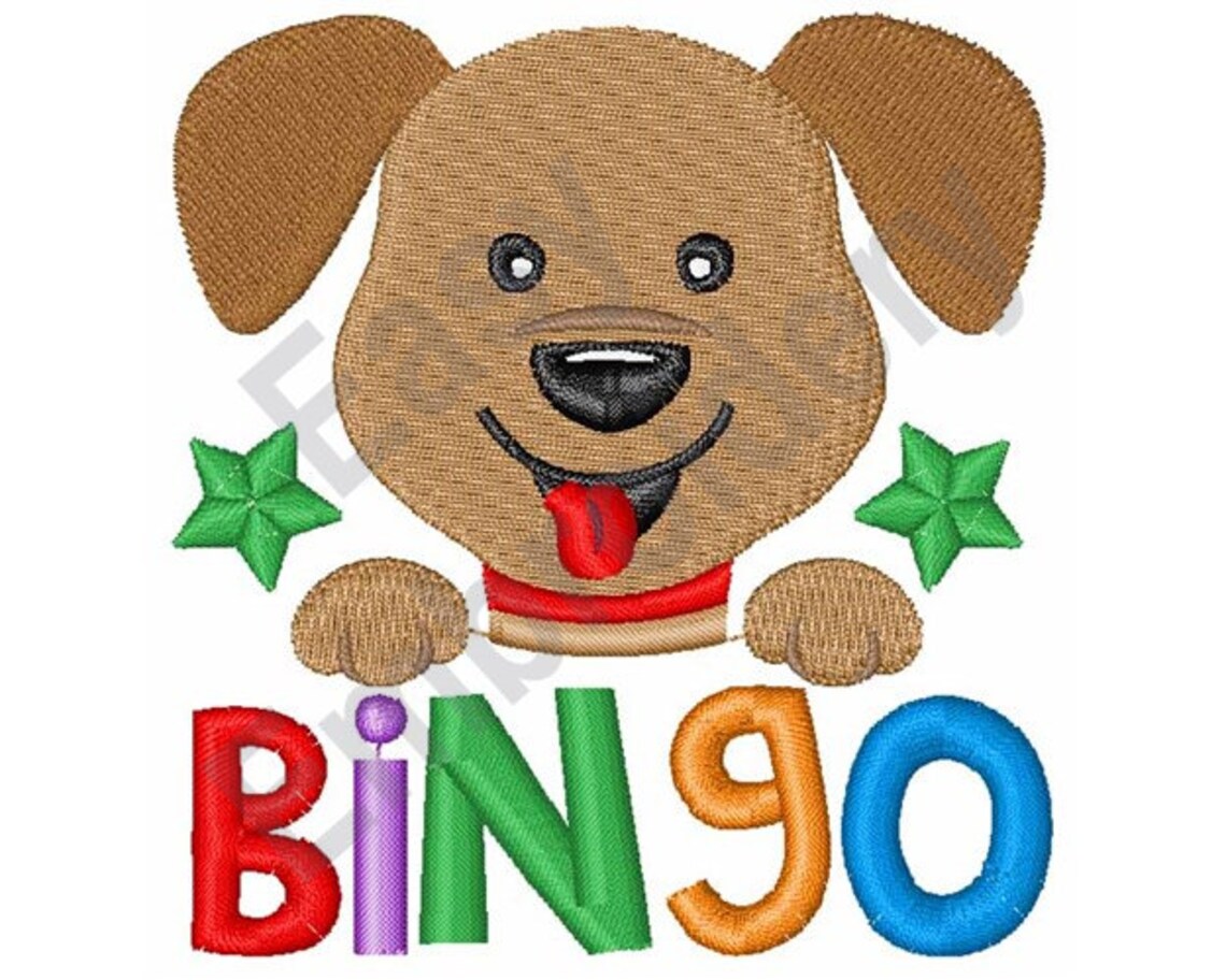 Nursery Rhyme - Bingo - Machine Embroidery Design - Etsy