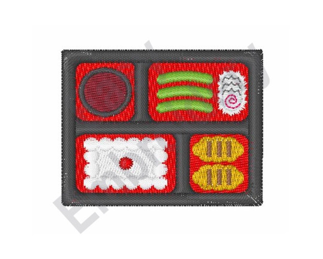 Bento Box Sushi Machine Embroidery Design - Etsy
