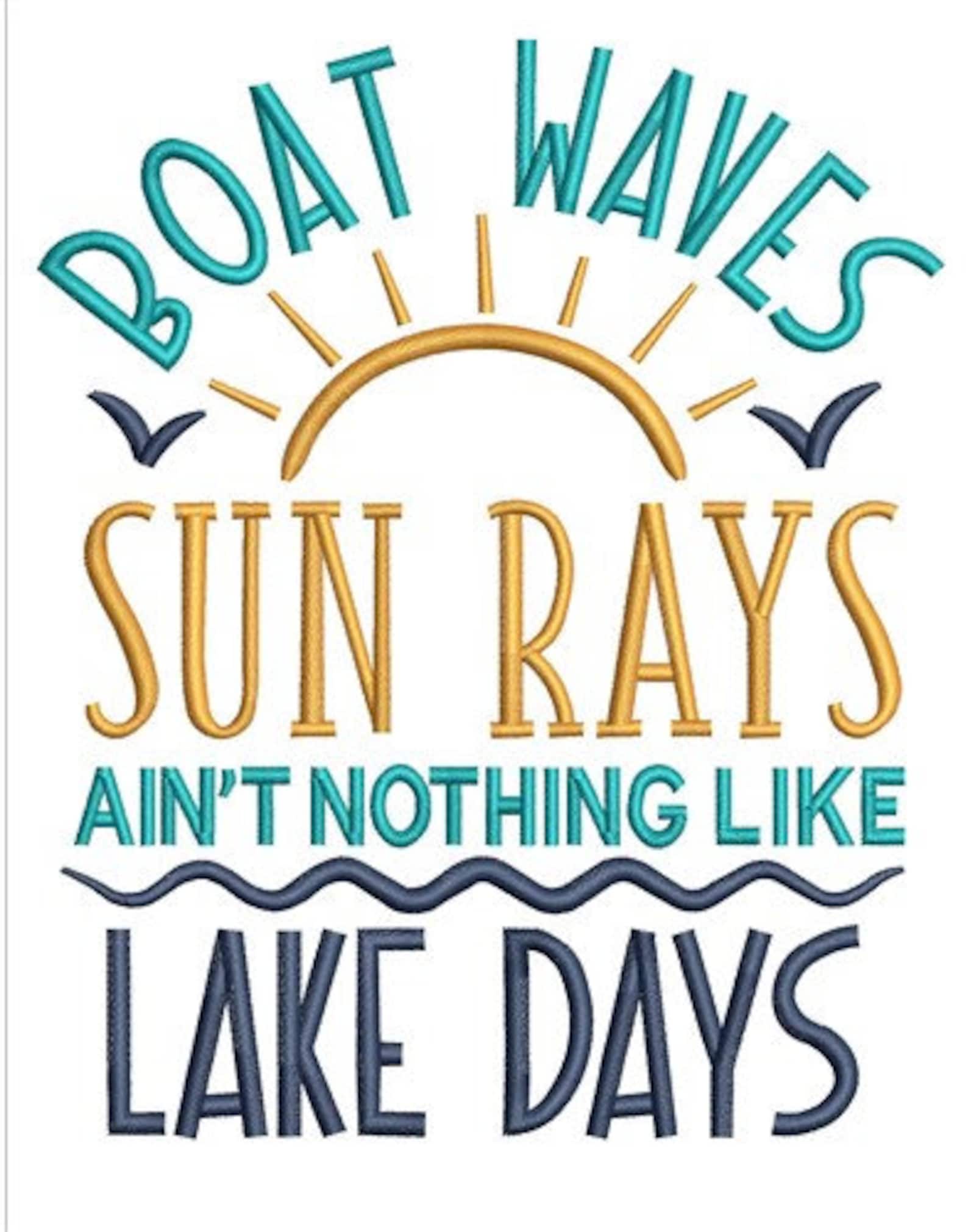 Lake Life (10 Designs) - Machine Embroidery Designs Bundle - Etsy