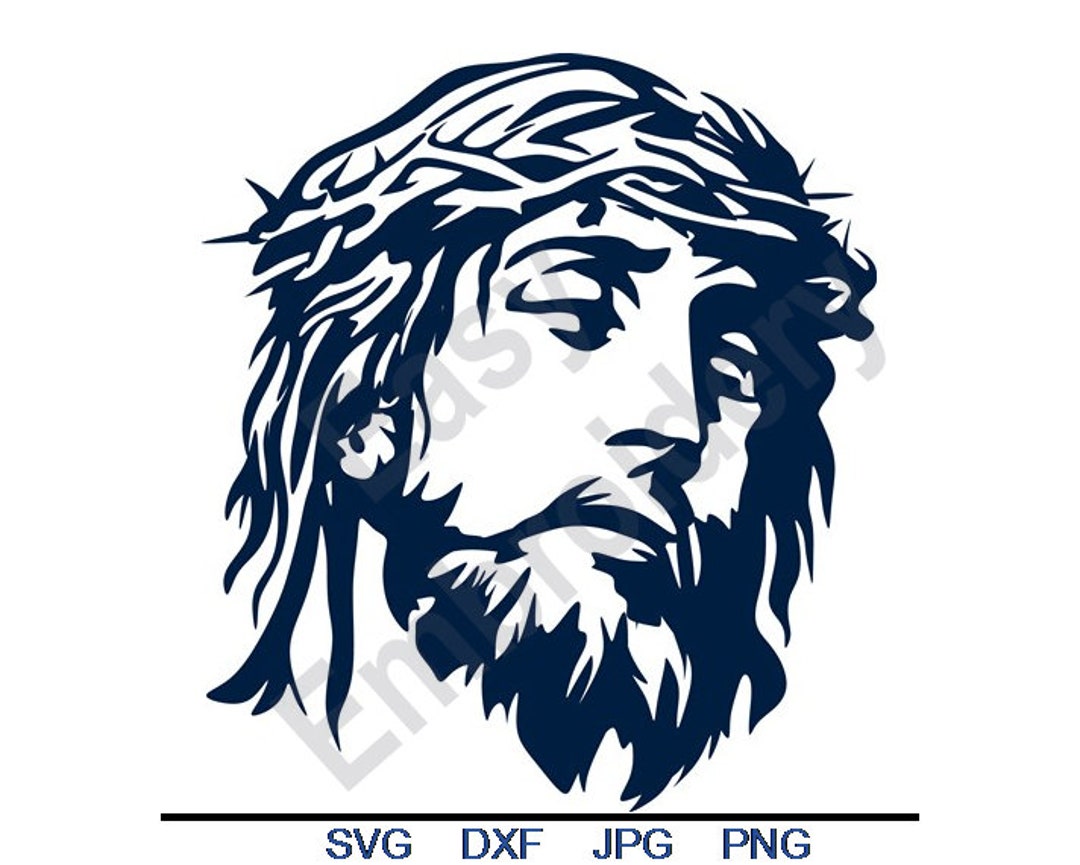 Jesus Christ - Svg, Dxf, Eps, Png, Jpg, Vector Art, Clipart, Cut File ...