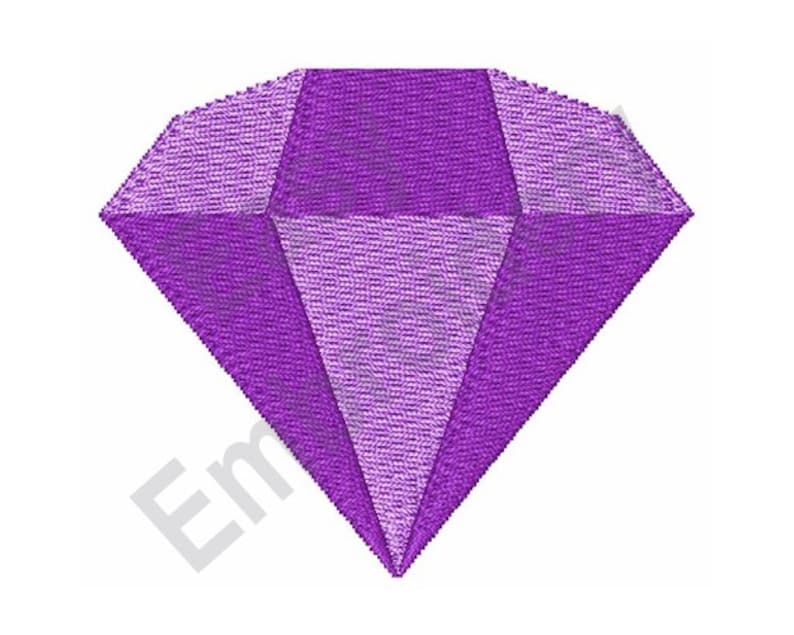Gem Stone Machine Embroidery Design - Etsy