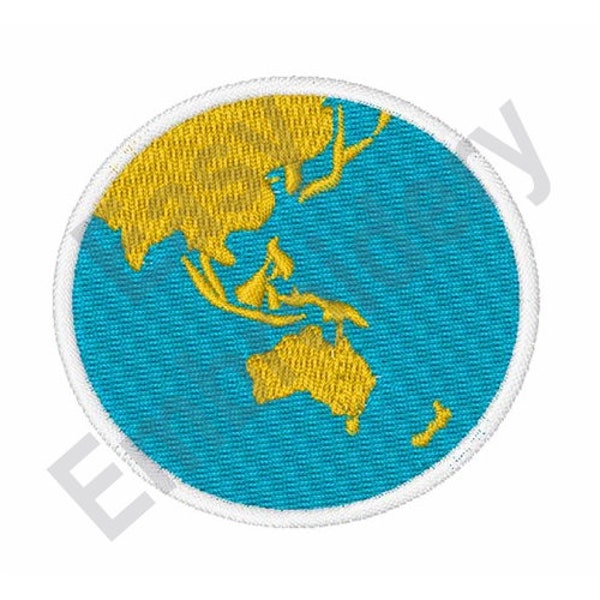 Map Australia Embroidery - Etsy