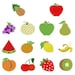 Fruits Machine Embroidery Design Set, 12 Fruit Embroidery Designs ...