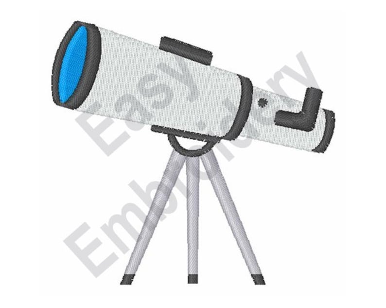 Telescope - Machine Embroidery Design - Etsy