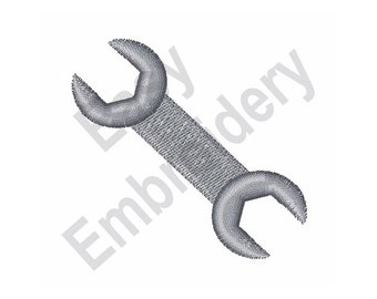 Adjustable Wrench Embroidery Design. Machine Embroidery Design. Wrench ...