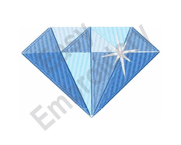 Diamond Machine Embroidery Design - Etsy