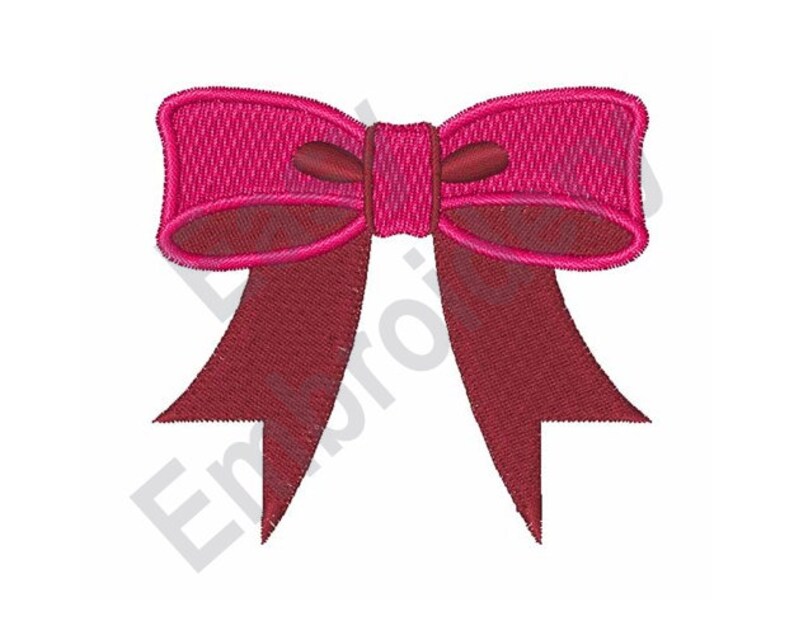 Gift Ribbon Machine Embroidery Design - Etsy