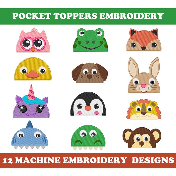 Peeker Embroidery Designs - Etsy