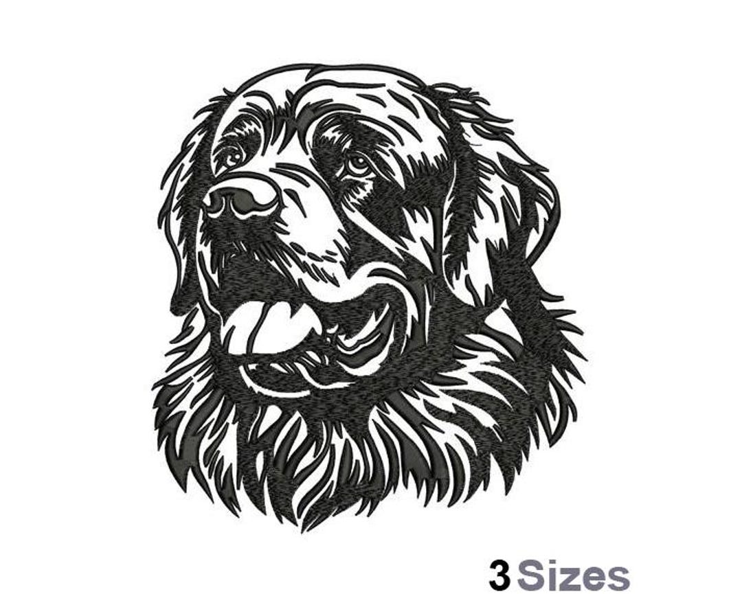 Tibetan Mastiff - Machine Embroidery Design - 3 Sizes - Etsy