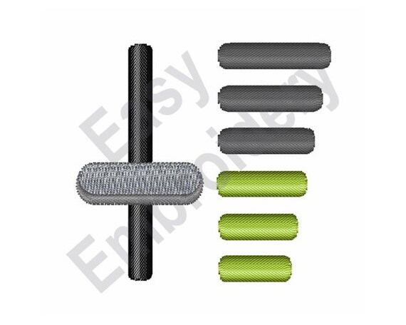 Level Slider Machine Embroidery Design - Etsy