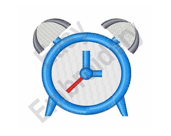 Alarm Clock Machine Embroidery Design, Embroidery Designs, Machine ...
