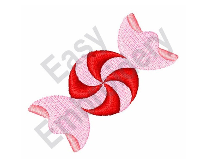 Peppermint Candy - Machine Embroidery Design - Etsy