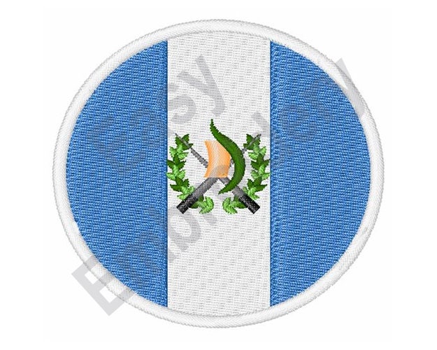 Guatemala Flag - Machine Embroidery Design - Etsy