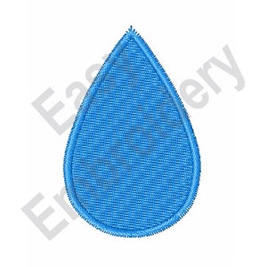 Rain Drop - Machine Embroidery Design - Etsy
