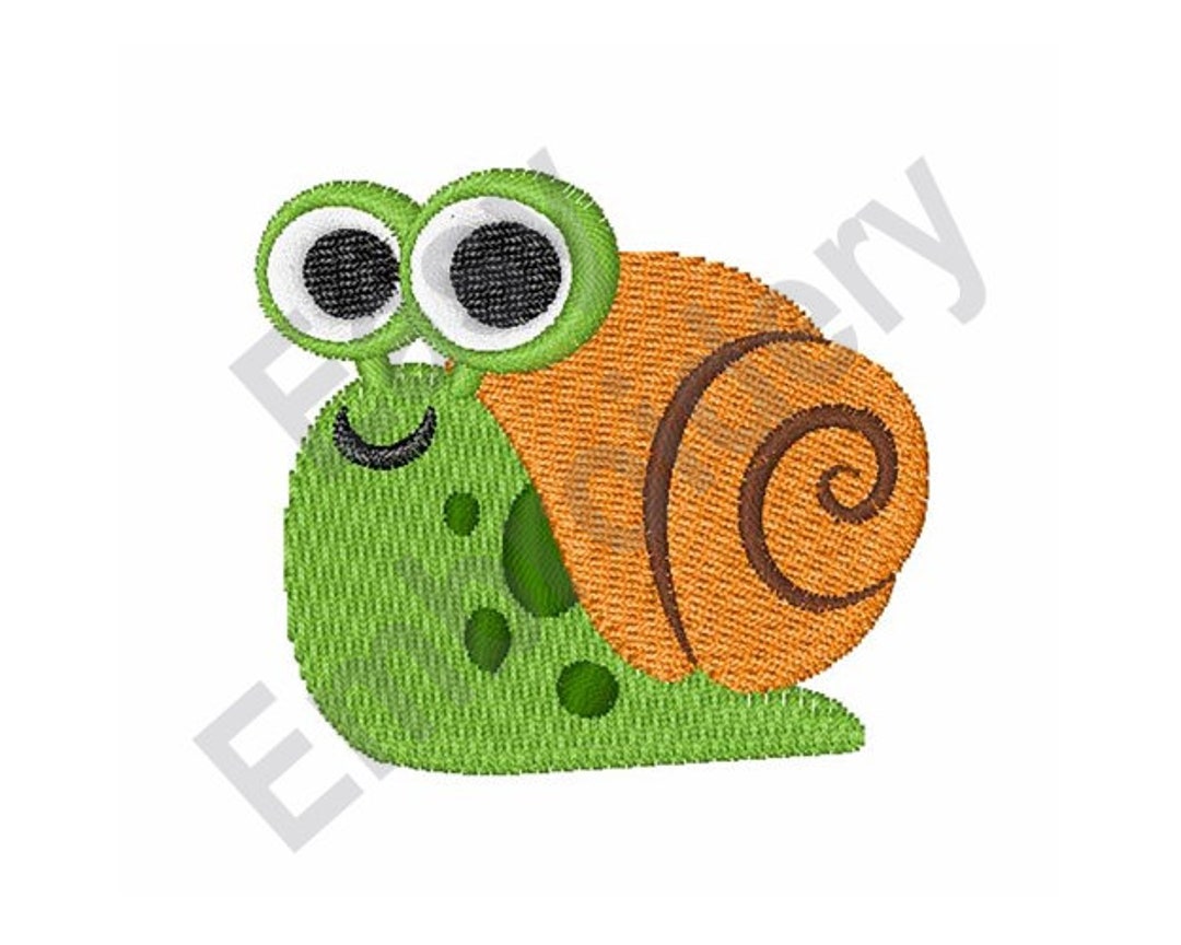 Snail - Machine Embroidery Design - Etsy