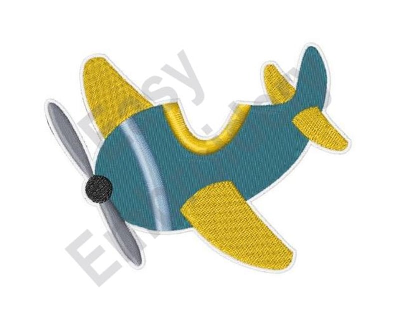 Toy Airplane - Machine Embroidery Design, Baby Boy Embroidery - Etsy