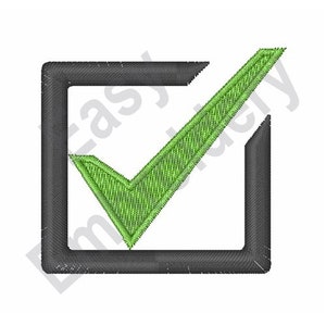 Check Box - Machine Embroidery Design, Ballot Box - Etsy