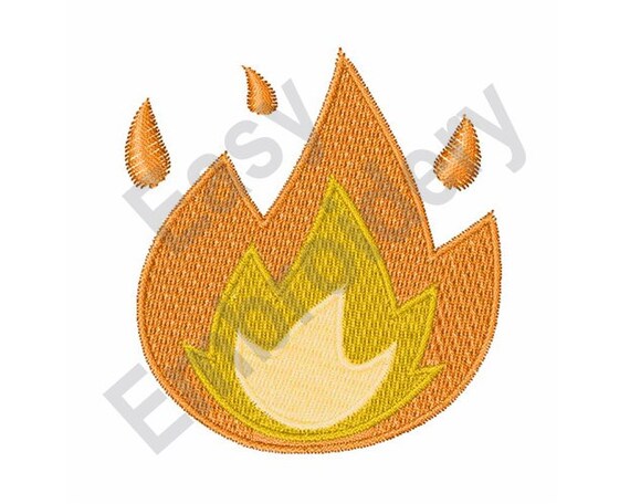 Fire Machine Embroidery Design | Etsy
